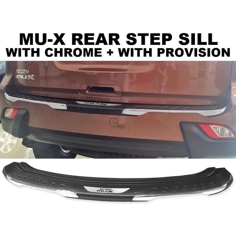 Isuzu MUX 2014 - 2020 Premium Rear Stepsill | Shopee Philippines