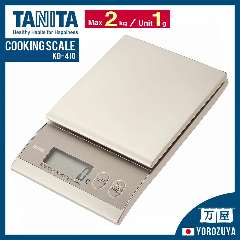 [ KD-410 / ~2kg / 1g unit ] TANITA JAPAN Cooking Scale Kitchen Weighing ...