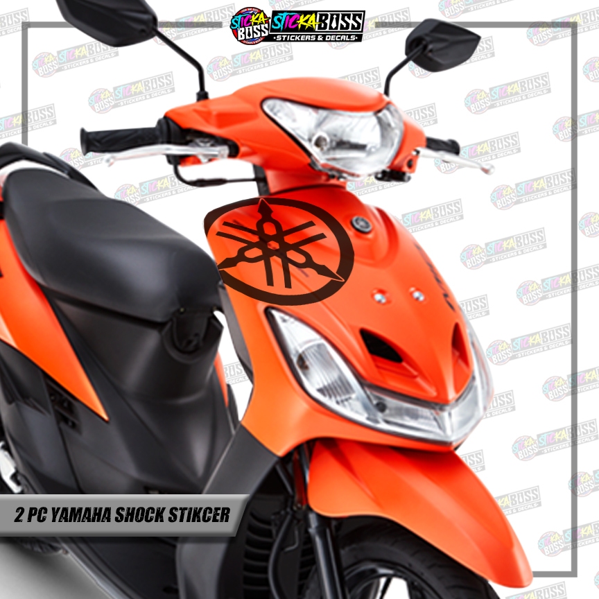 YAMAHA LOGO for MIO SPORTY 8X8 inches( VINYL CUT-OUT STICKER DECALS ...