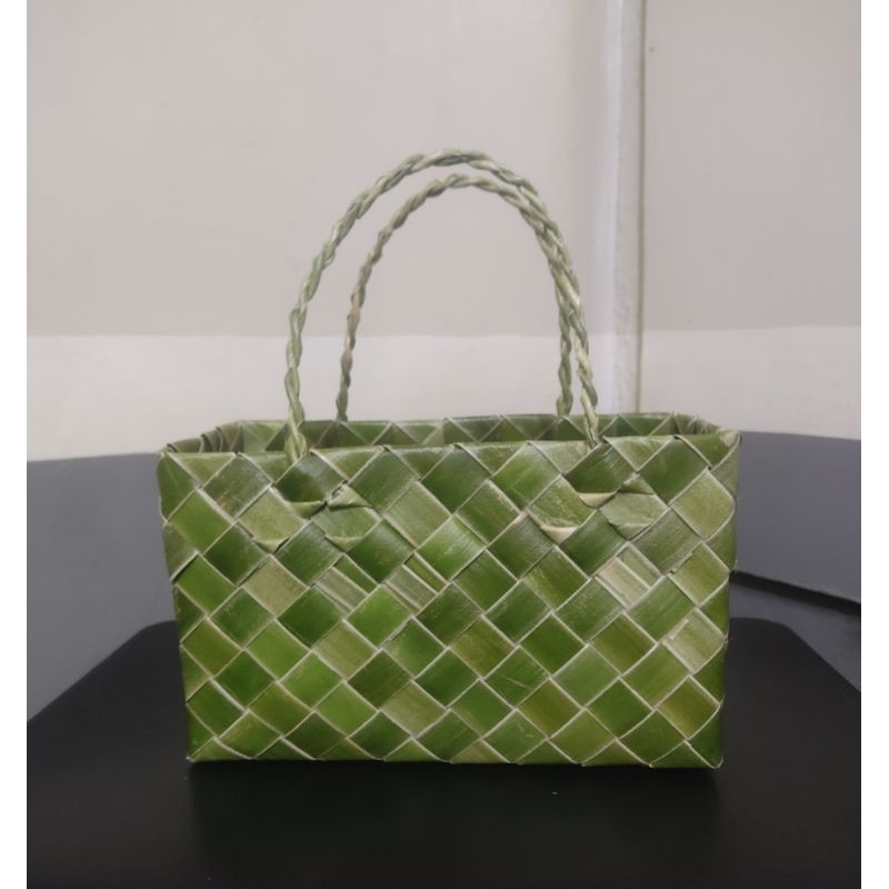 NATIVE PANDAN BAYONG BAG / HANDMADE BAG / GIVE AWAY BAG W4xL8xH5 inches ...