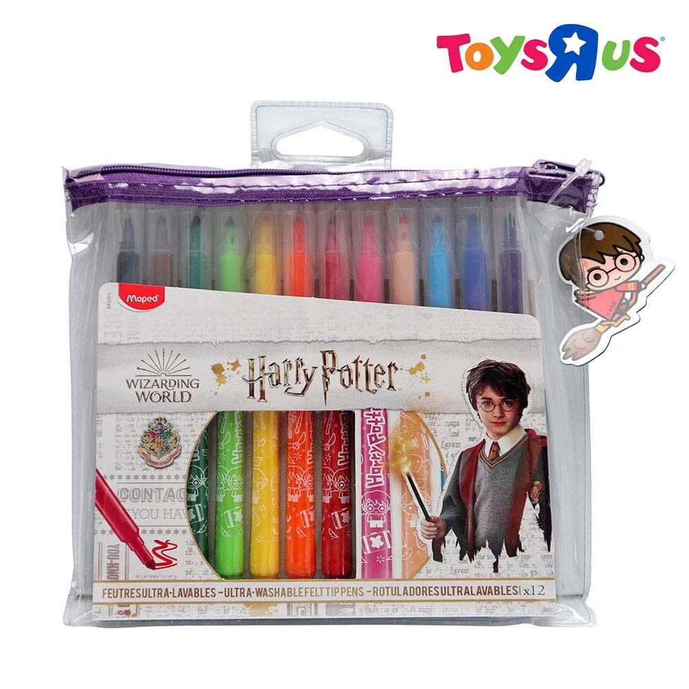 Maped Wizarding World Harry Potter - 12 Piece Ultra Washable Felt Tips ...
