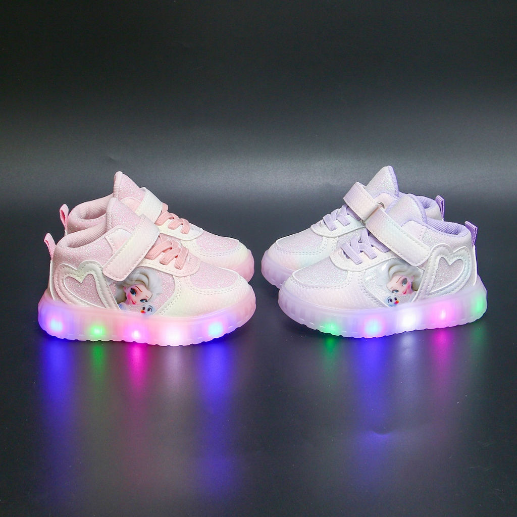 Future Seeds LED shoes for kids gril else princess rubber light up ...