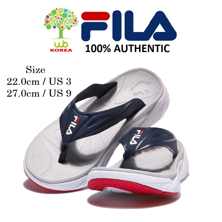 FILA Zen Flip-Flop Sandal (Blue/White) | Shopee Philippines