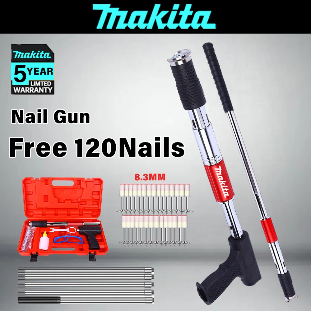 MAKITA HeavyDuty Industry Steel Nails Gun Ceiling Concrete Rivet Tool ...