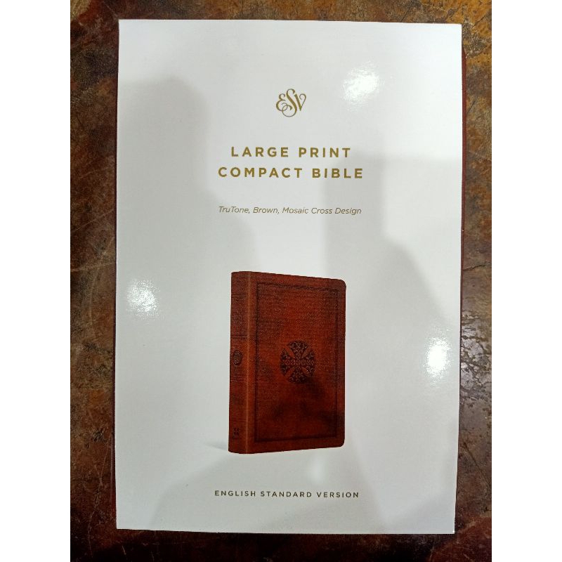 ESV LARGE PRINT COMPACT BIBLE TRUTONE | Shopee Philippines