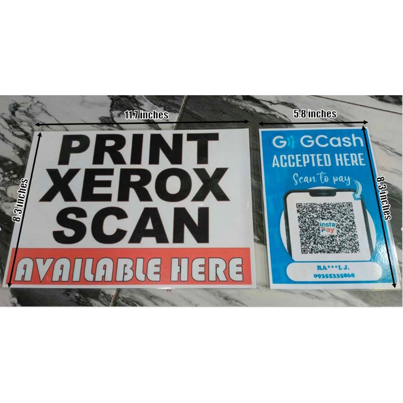 LAMINATED SIGNAGES A4 size 125 microns | Shopee Philippines