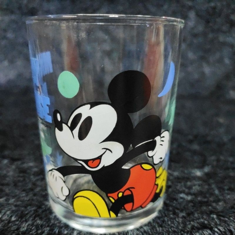 ORIGINAL COLLECTIBLE MICKEY MOUSE DRINKIN GLASS | Shopee Philippines