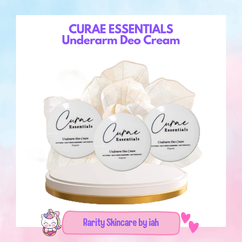CURAE ESSENTIALS Underarm Deo Cream 10g ALL ORIGINAL | Shopee Philippines
