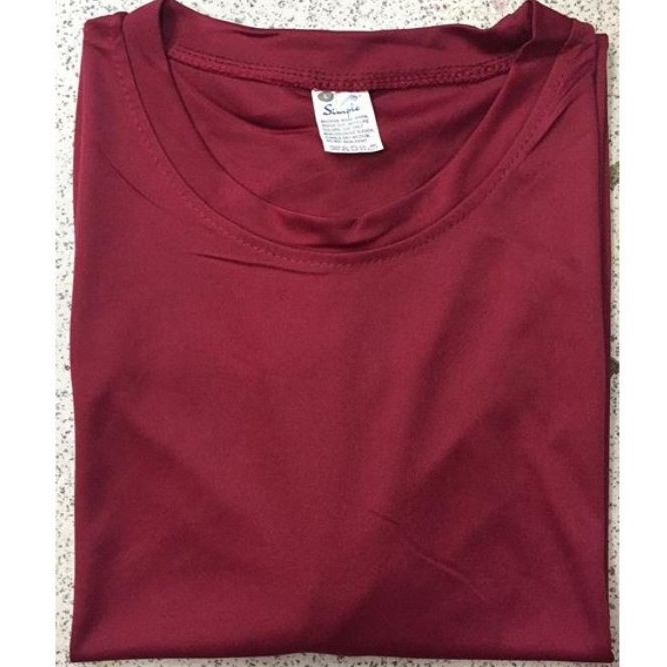 ACTIVE DRY MAROON T-SHIRT UNISEX | Shopee Philippines