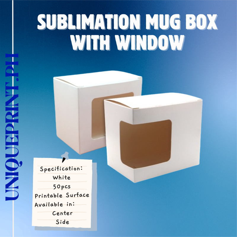 Cuyi Mug Box Full And Window Side Or Center 50 Pcs | Shopee Philippines