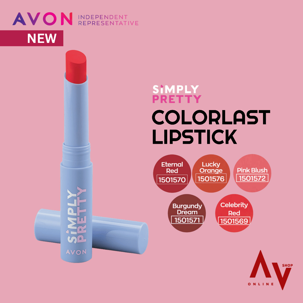 Avon Simply Pretty Colorlast Lipstick 2g | Shopee Philippines