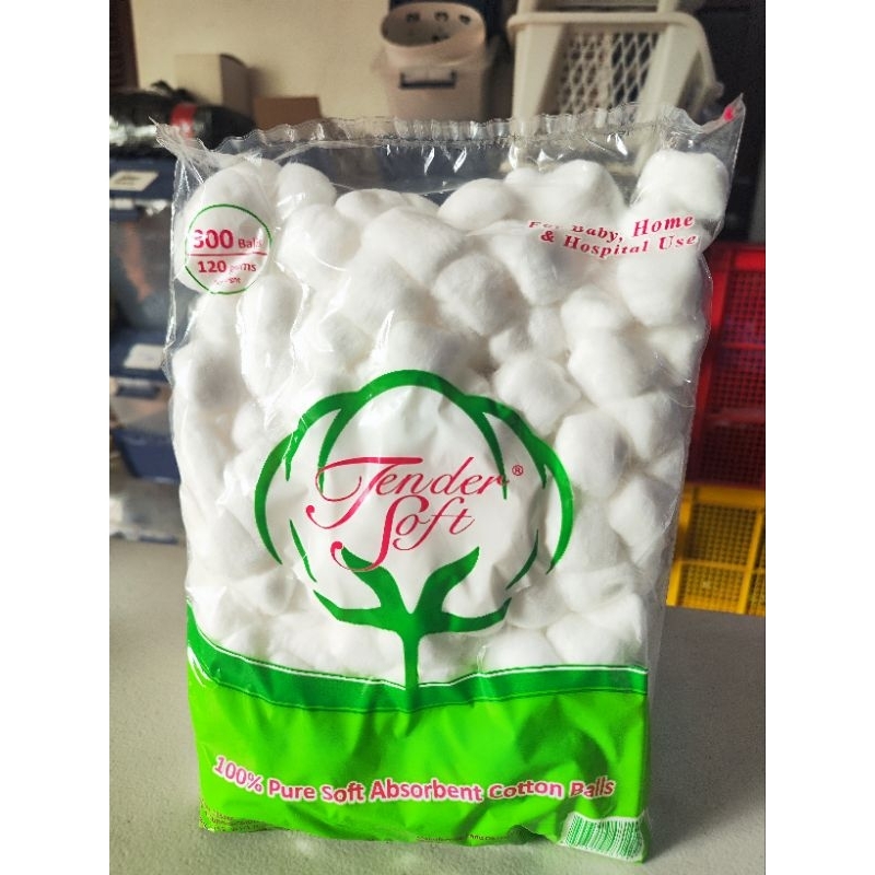 Tendersoft Cotton Balls (50’s,150's and 300's) | Shopee Philippines
