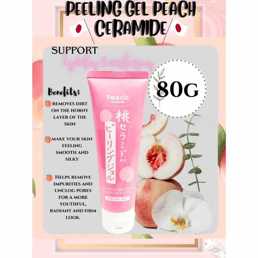 PEELING GEL PEACH CERAMIDE MOISTURIZING ( AUTHENTIC JAPAN ) | Shopee ...