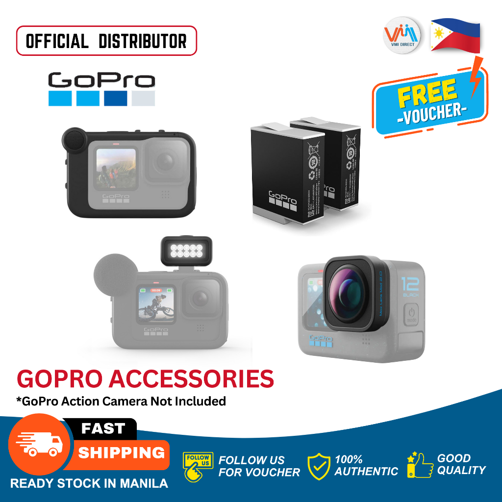 GoPro Action camera Accessories Media mod Light mod Lens mod,Battery ...