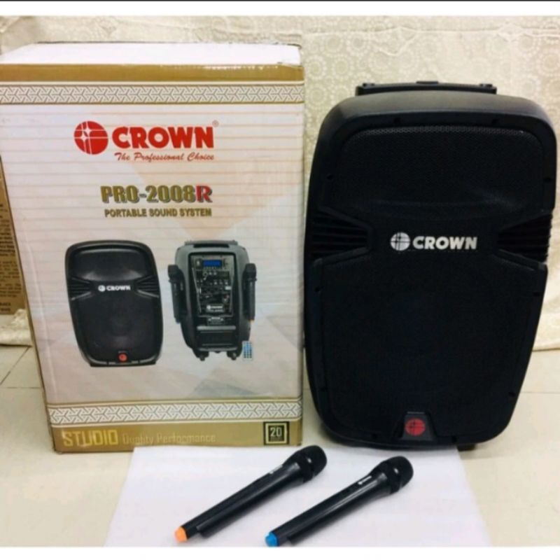 Crown Pro 2008R (250Watts RMS) Portable Sound System with Bluetooth ...