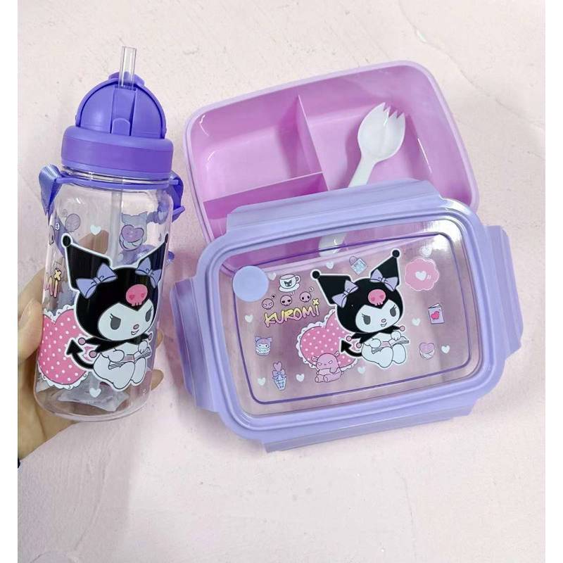 Cartoon Character Lunch Box Set Lunch box tumbler | Shopee Philippines