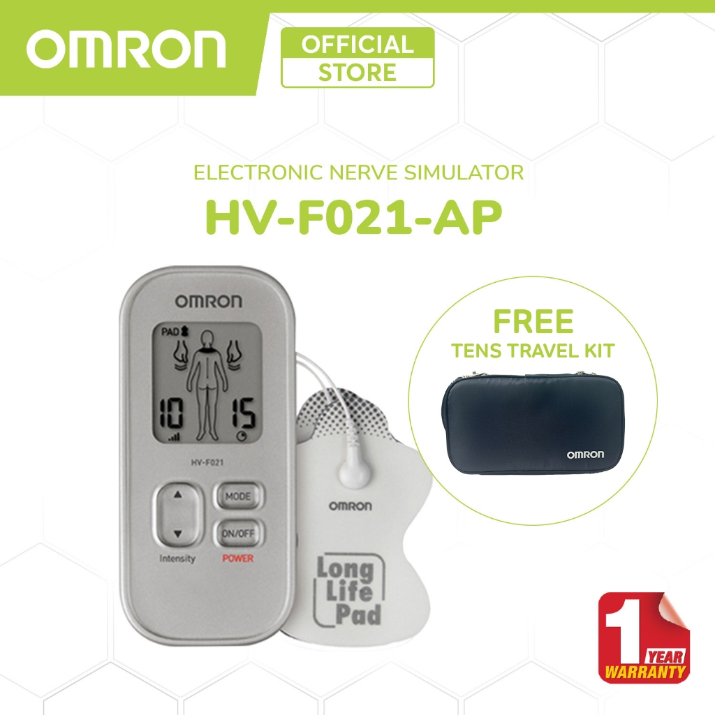 Omron HV-F021 TENS Electronic Nerve Stimulator Massager Pain Therapy ...