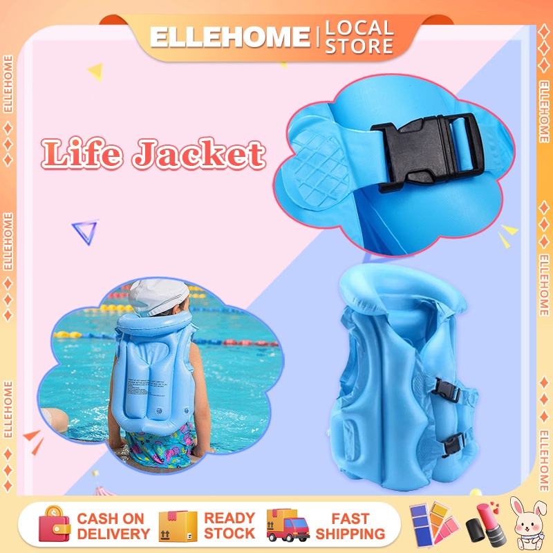 Life Jacket Kid Swimming Training Vests Safety Float Vest Child Swim ...