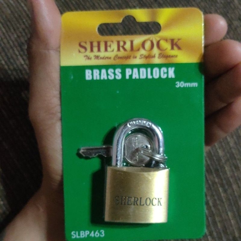 sherlock heavy duty padlock 30mm | Shopee Philippines