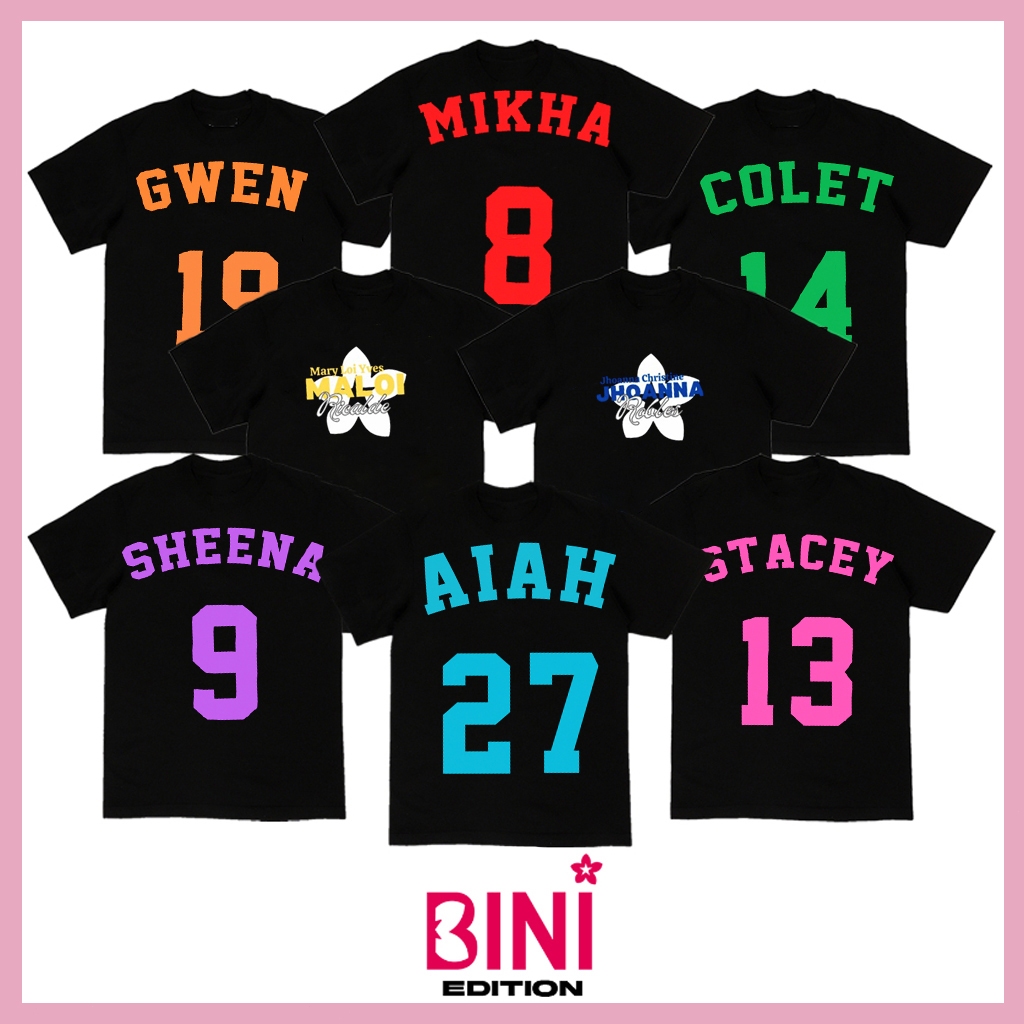 BINI original competition design trendy print fashion T-shirt street ...