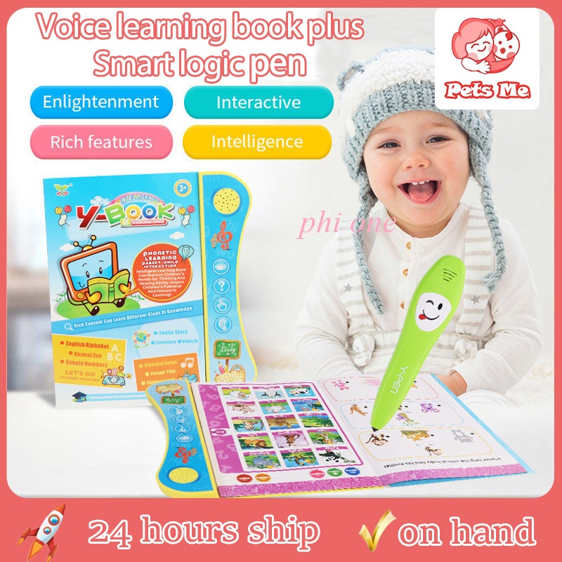 Smart Logic Voice Pen for Kids Pronunciation Speaking Cards Learning ...