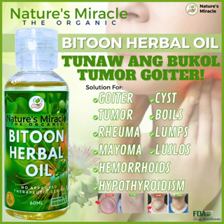 Bitoon Herbal Oil Original Buy 1 Take 1 For Bukol Pang Tunaw ng Bukol Goiter Cyst Myoma ...