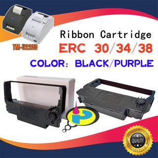 Epson ERC38 Black Purple Ribbon Compatible Cartridge for TM-U220D m118a ...