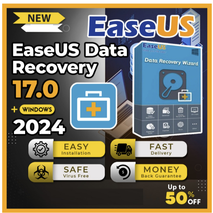 EaseUS Data Recovery Wizard v17.0 Lifetime Latest 2024 FULL VERSION ...