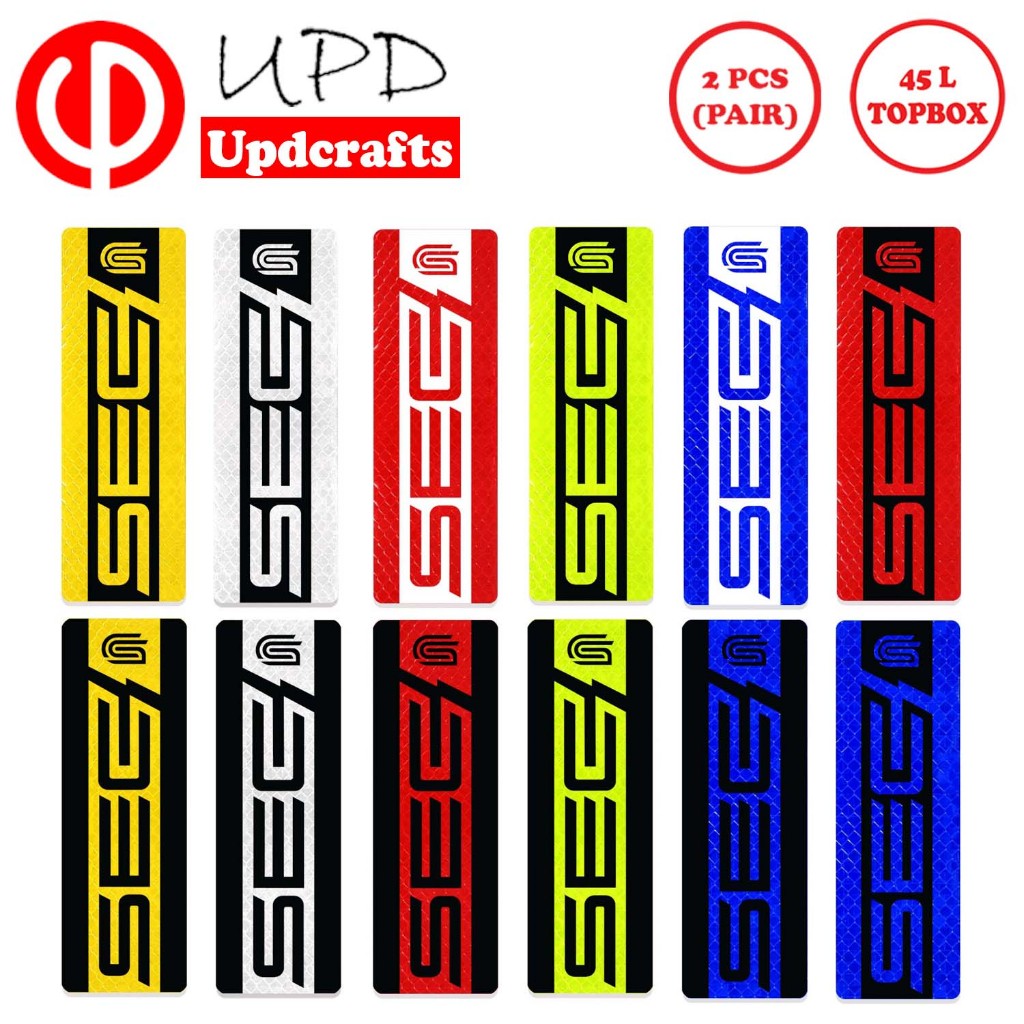 SEC Alloy Box Design B Reflector for TopBox 45/55 Liters (PAIR ...