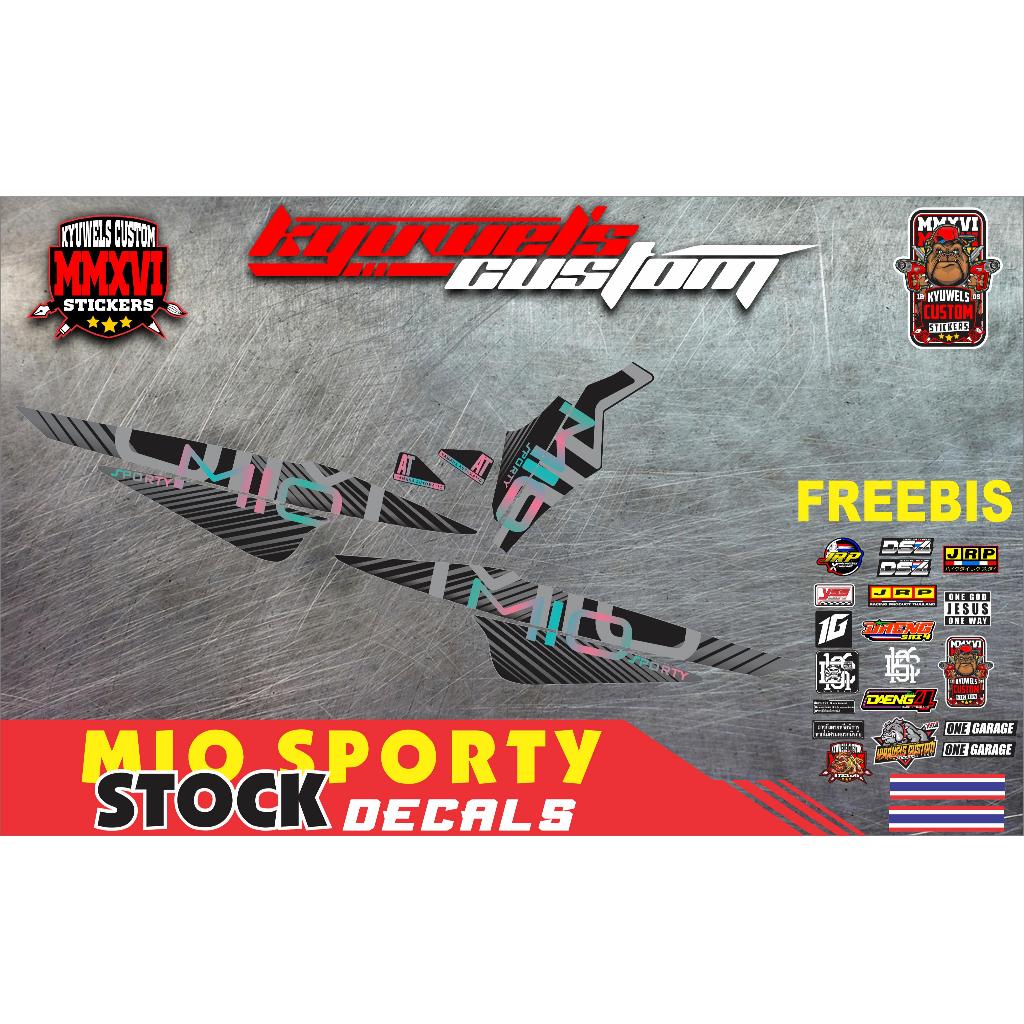 MIO SPORTY STOCK DECALS | Shopee Philippines