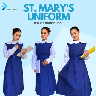 Austee Premium St. Marys Junior High School Uniform for Girls Set Jumper and Longsleeve | Shopee ...