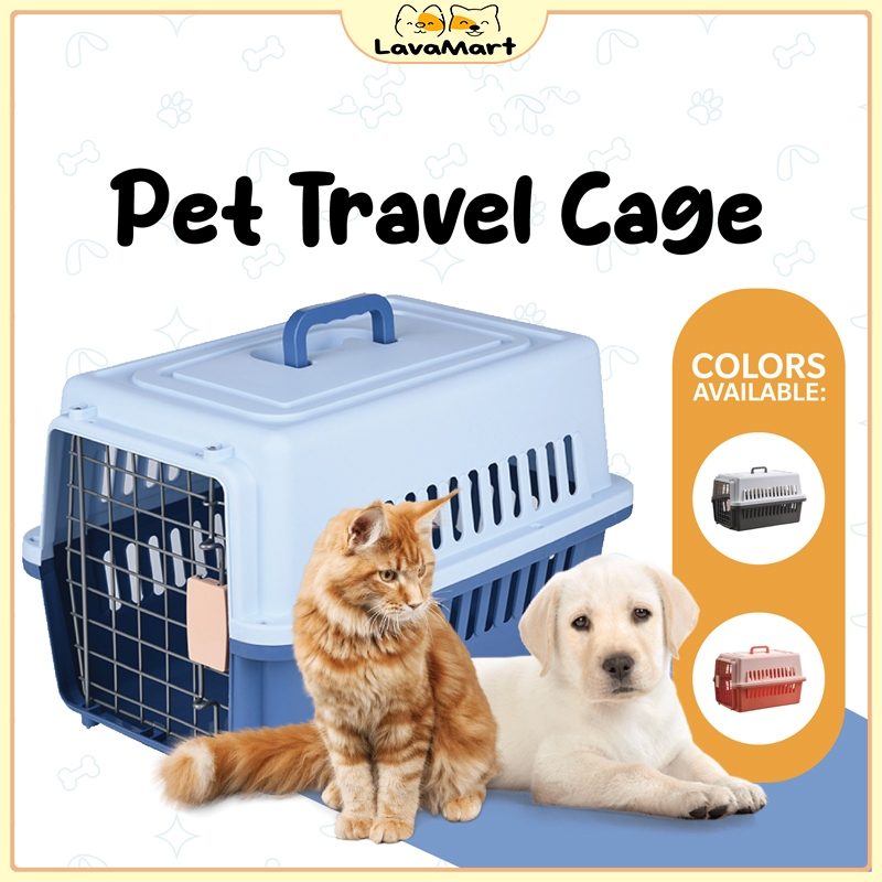 Large Cat Cage Carrier Dog Cage Airline Approved Pet Carrier Travel ...