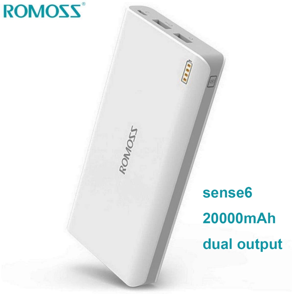 COD Romoss Sense 6 20000mAh Powerbank | Shopee Philippines