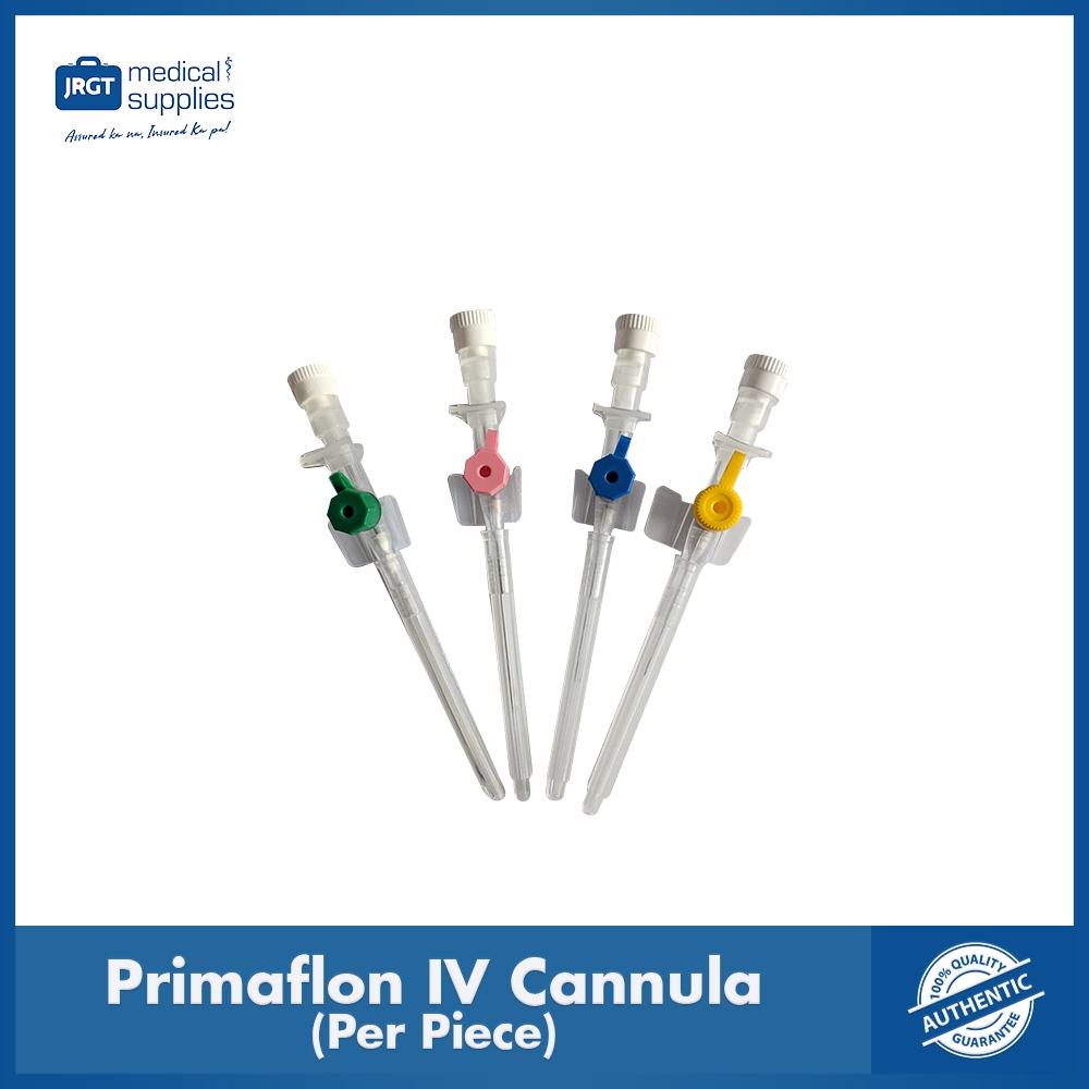 Primaflon IV Cannula with Wings and Injection Valve - Available in G18 ...