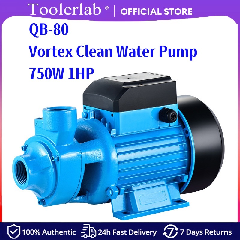 1HP 750W Electric Water Pump Motor 220V Booster Pump Heavy Duty Jet ...