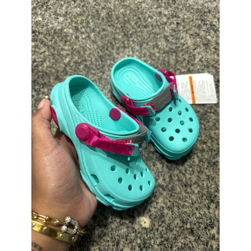 Crocs Classic All-Terrain Clogs | Sandals | With Strap | For Kids ...