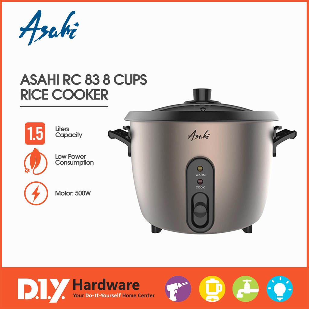 Asahi RC 83 8 Cups Rice Cooker | Shopee Philippines