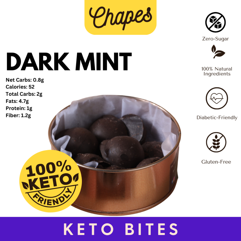 Chapes Keto Bites Dark Mint | Shopee Philippines