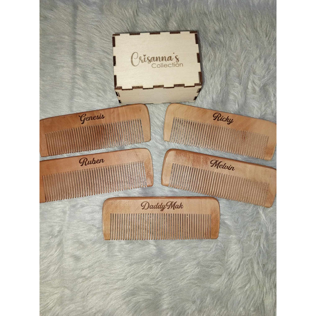 Personalized Laser Engraved Rectangle Comb | Shopee Philippines