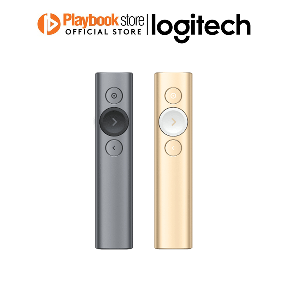 Logitech Spotlight Wireless Presentation Remote 2.4GHz USB-Receiver Bluetooth Digital Laser ...