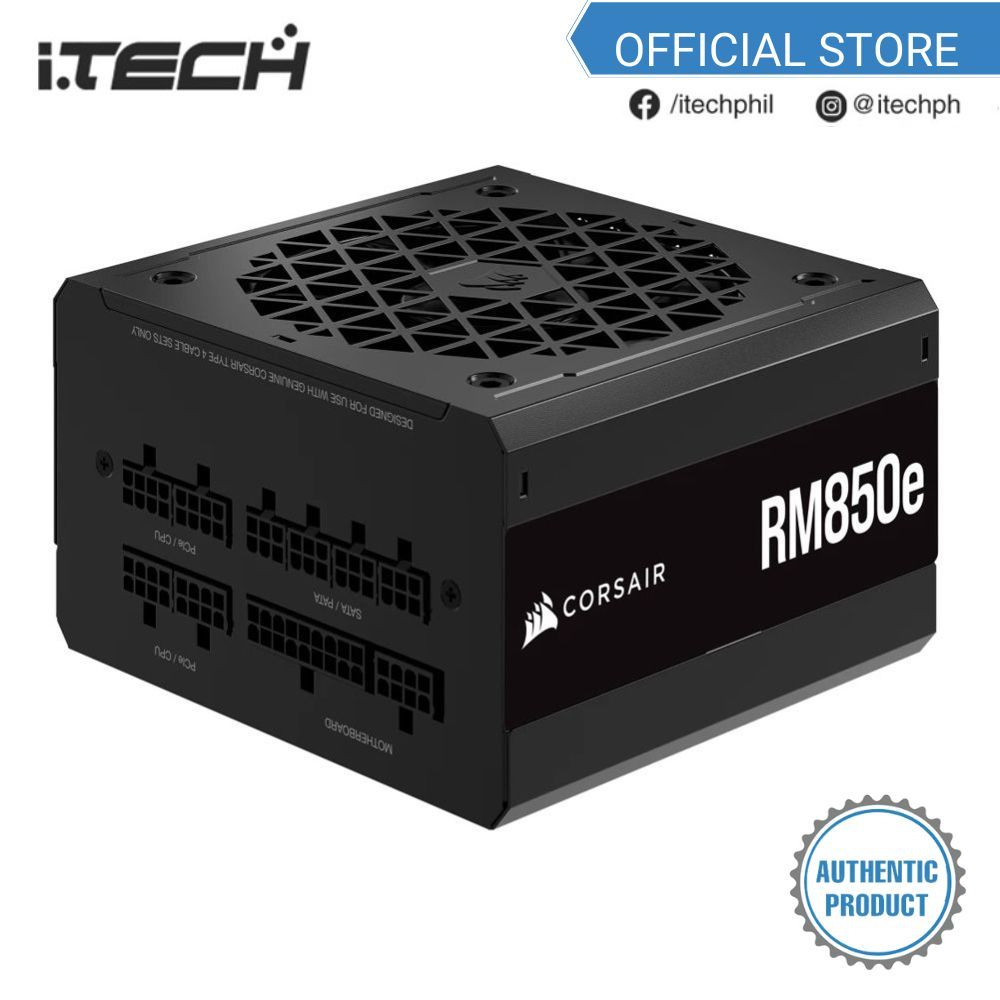 Corsair RM850e Fully Modular Low-Noise ATX with ATX 3.0 and PCIe 5.0 ...