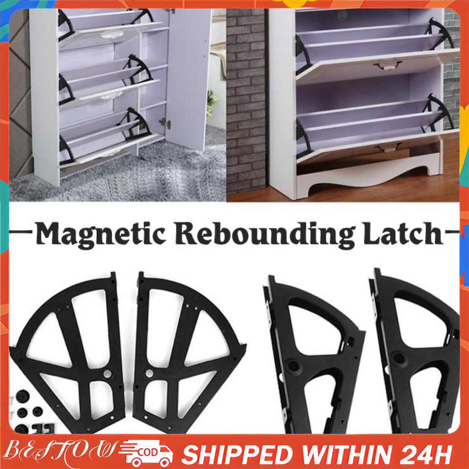 2Pcs Shoe Cabinet Hinges Shoe Rack Shelf Flip Rack Hardware Frame ...