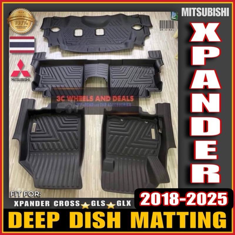 MITSUBISHI XPANDER/XPANDER CROSS 2018-2025 DEEP DISH MATTING | Shopee ...