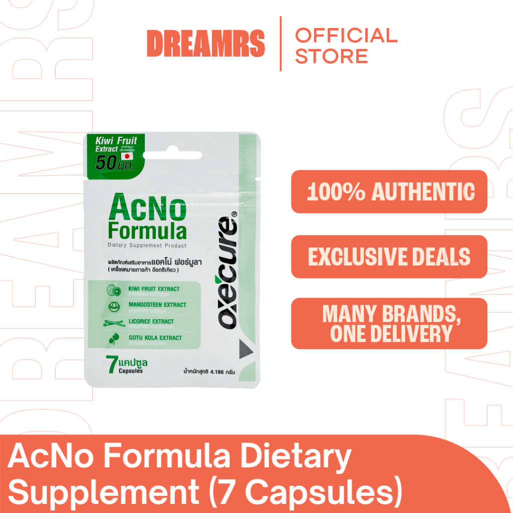 OXECURE AcNo Formula 7 Capsules (DREAMRS) | Shopee Philippines