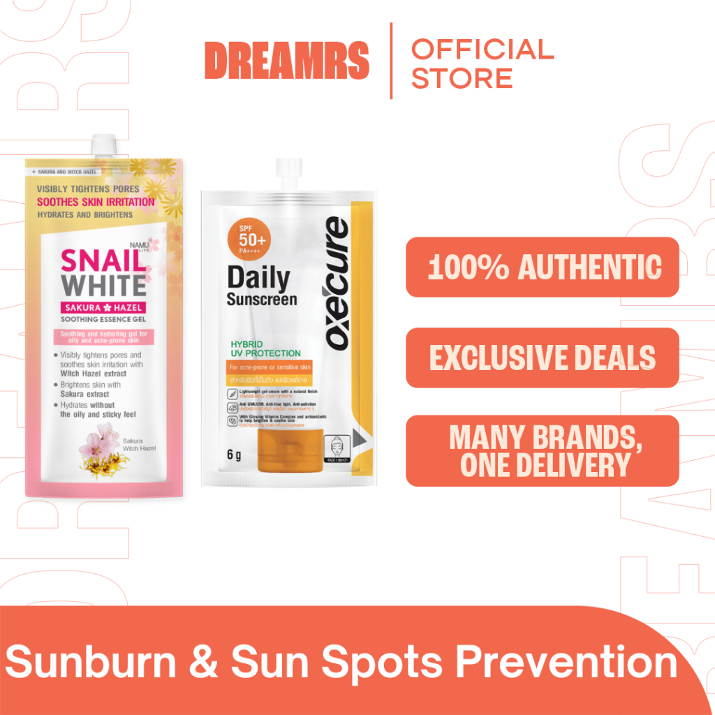 BEAUTY DREAM HALL Sunburn & Sun Spots Prevention Duo [Soothing Hazel ...
