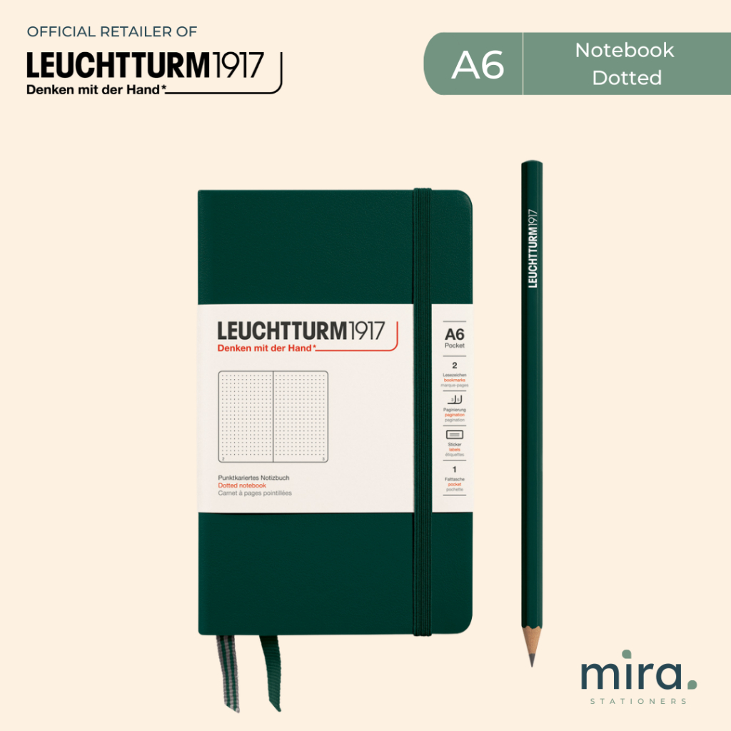 Leuchtturm1917 - A6 Dotted Notebook Hardcover Leuchtturm | Shopee ...