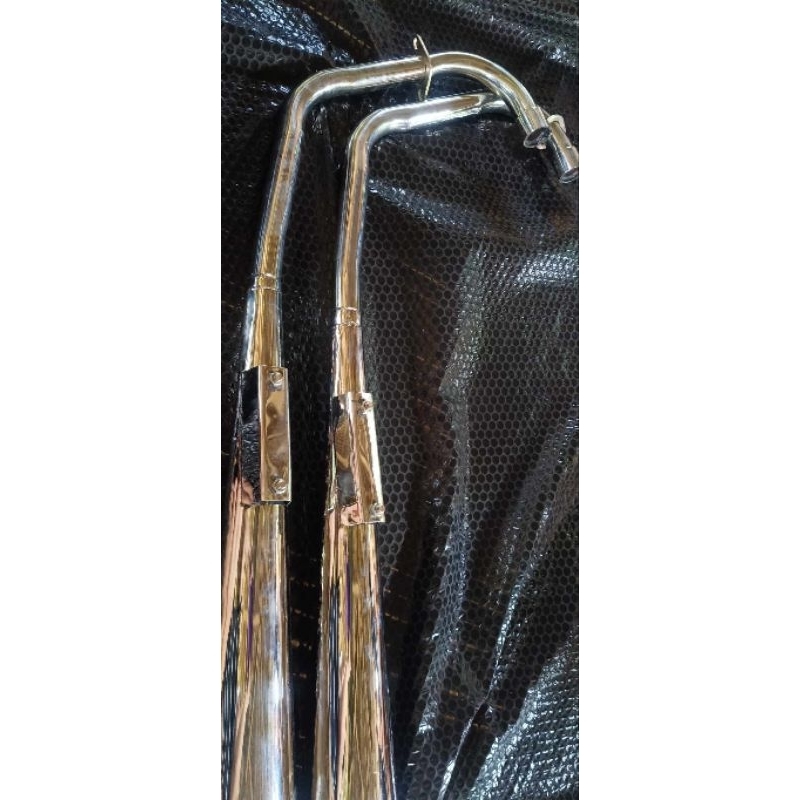 STAINLESS CHICKEN PIPE FOR RUSI125/150/175 MICROBIKE EXT EURO SKYGO ...