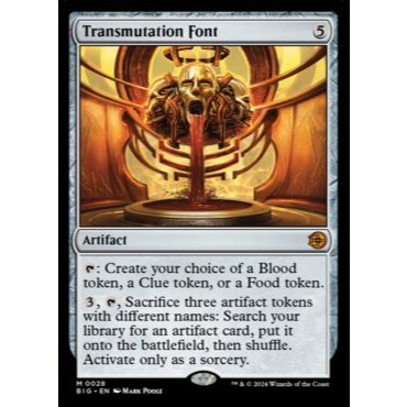 Transmutation Font - Outlaws of Thunder Junction: The Big Score (BIG ...