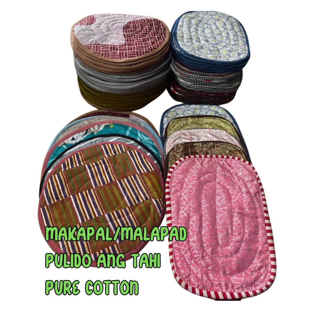 DOORMAT BASAHAN RUG COTTON TELA ABSORBENT MAKAPAL ROUND/RECTANGLE/OVAL ...