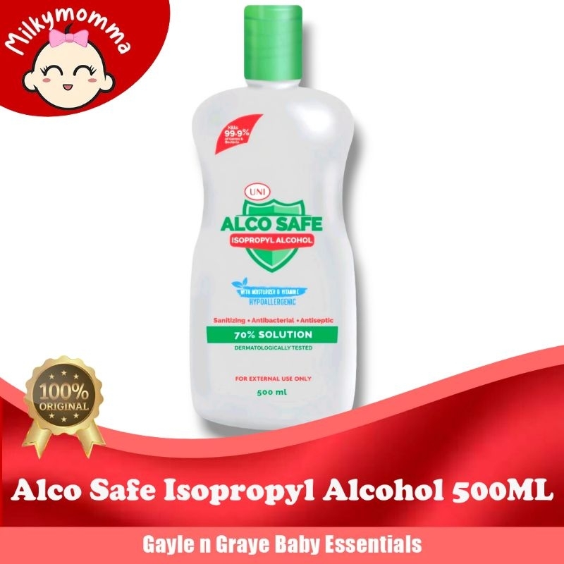 Alco Safe Isopropyl Alcohol 500ml | Shopee Philippines